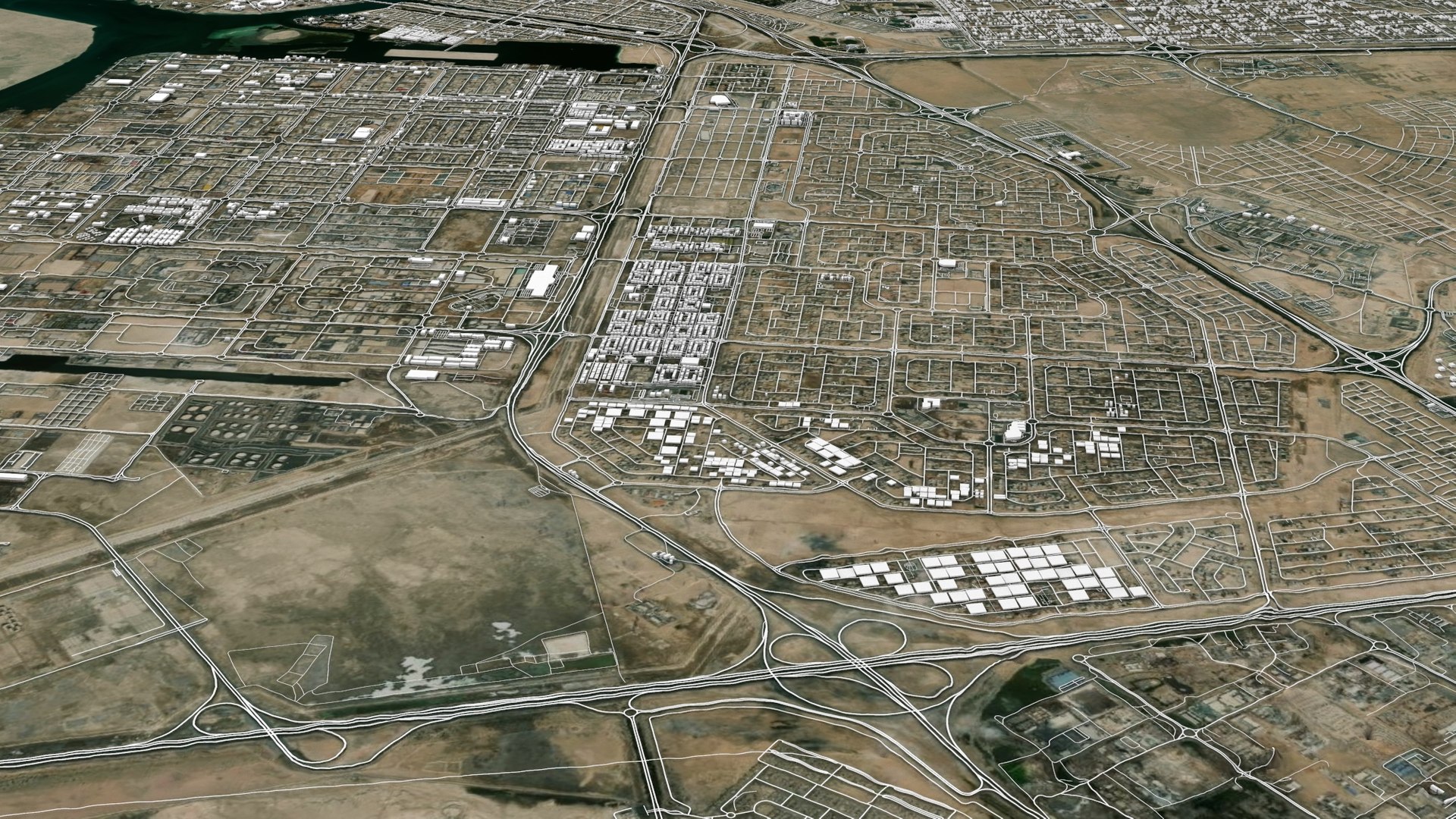 Cityscape Abu Dhabi United Arab Emirates 3D Model - TurboSquid 1796902