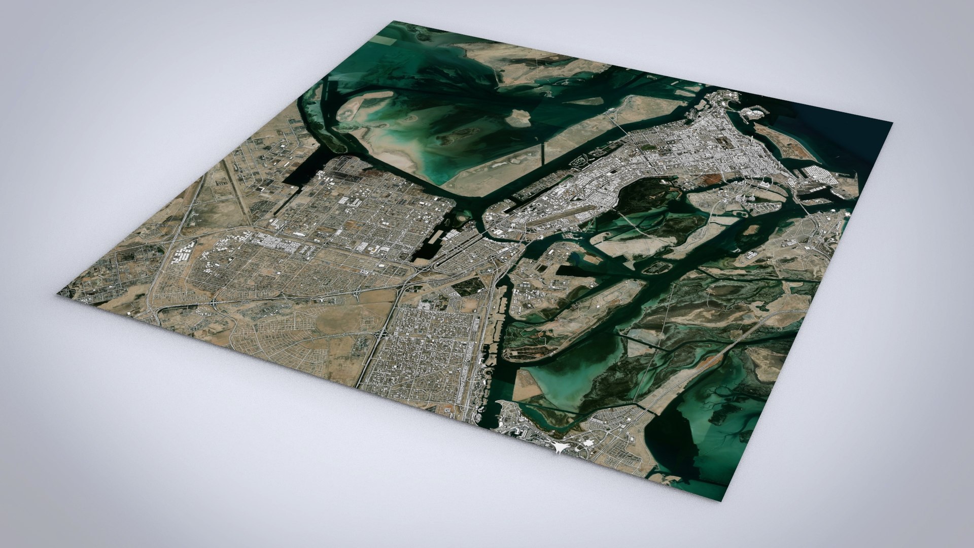 Cityscape Abu Dhabi United Arab Emirates 3D Model - TurboSquid 1796902