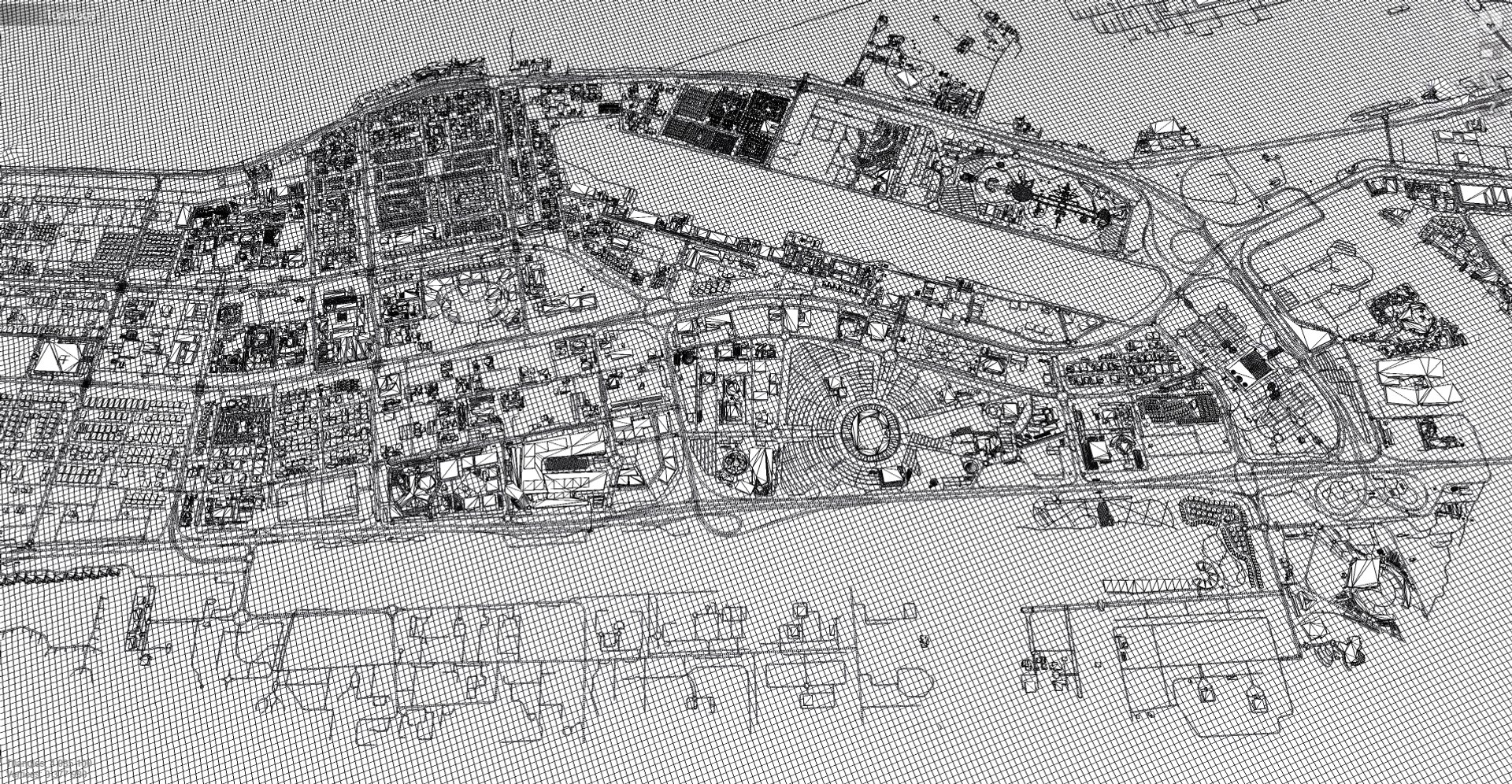 Cityscape Abu Dhabi United Arab Emirates 3D Model - TurboSquid 1796902