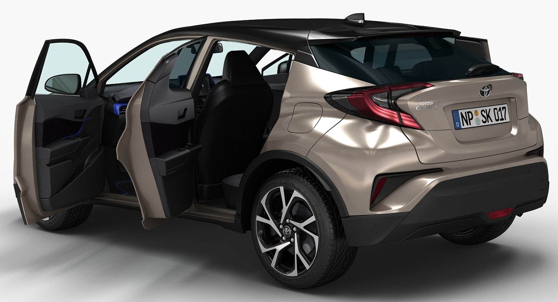 2017 Toyota C-hr 3D Model | 1147628 | TurboSquid