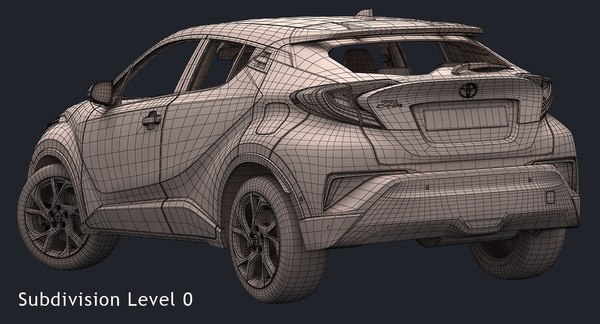 2017 toyota c-hr 3D model | 1147628 | TurboSquid