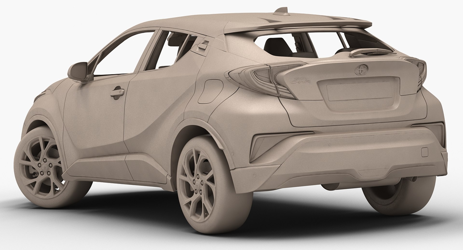 2017 toyota c-hr 3D model | 1147628 | TurboSquid