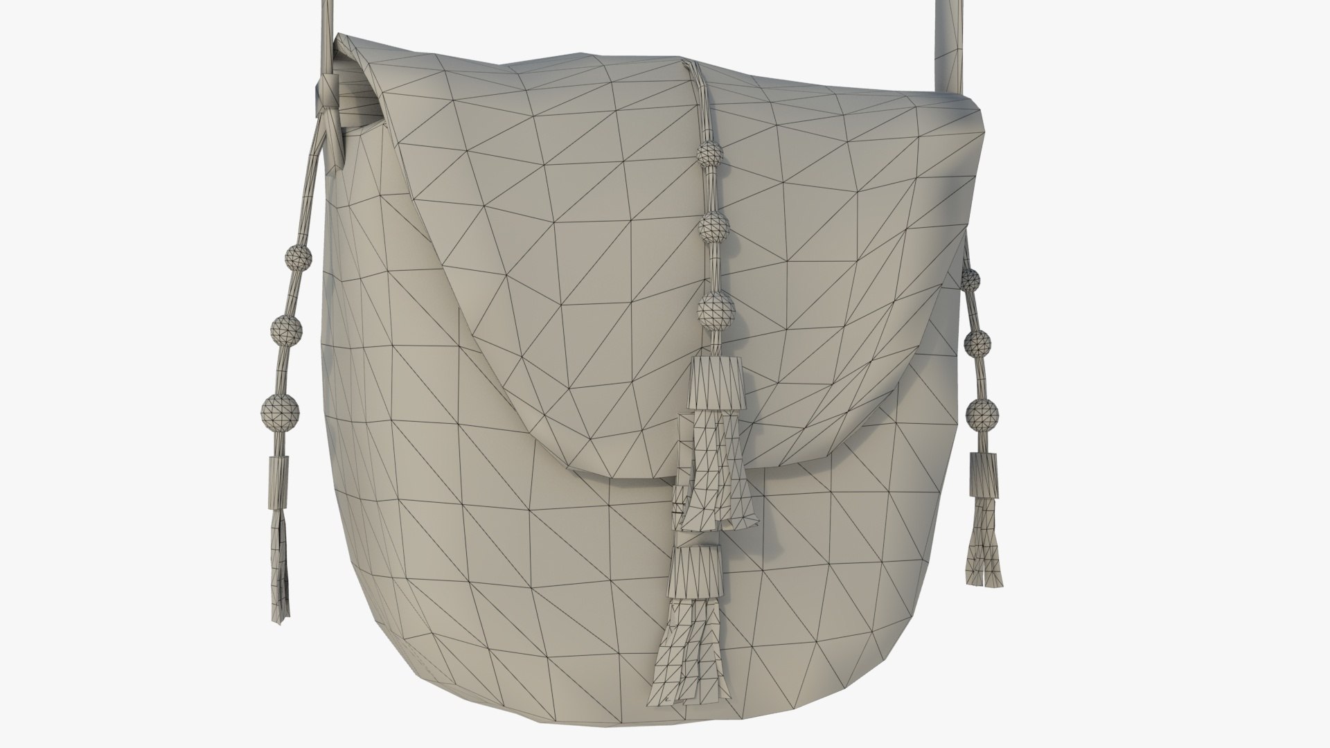 Leather Shoulder Bag 3D Model - TurboSquid 1869835