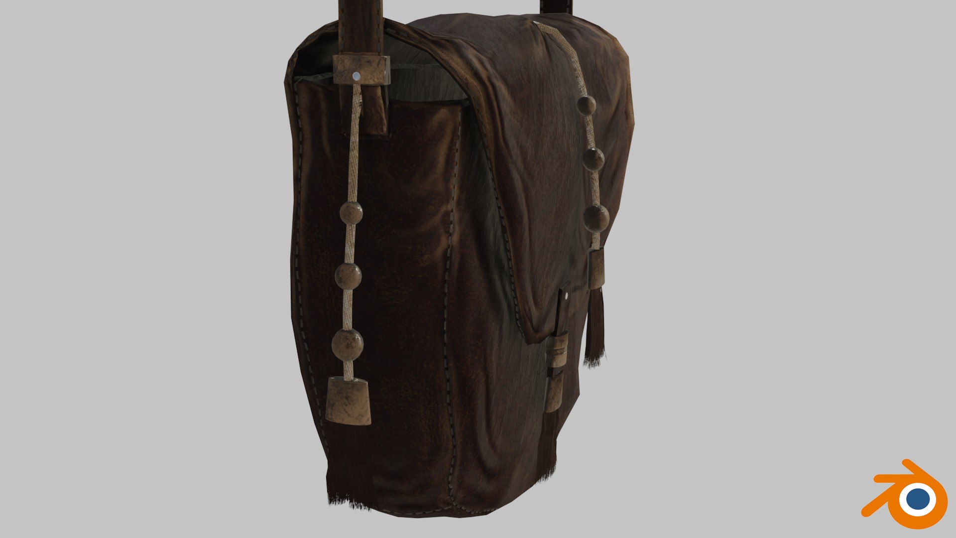 Leather Shoulder Bag 3D Model - TurboSquid 1869835