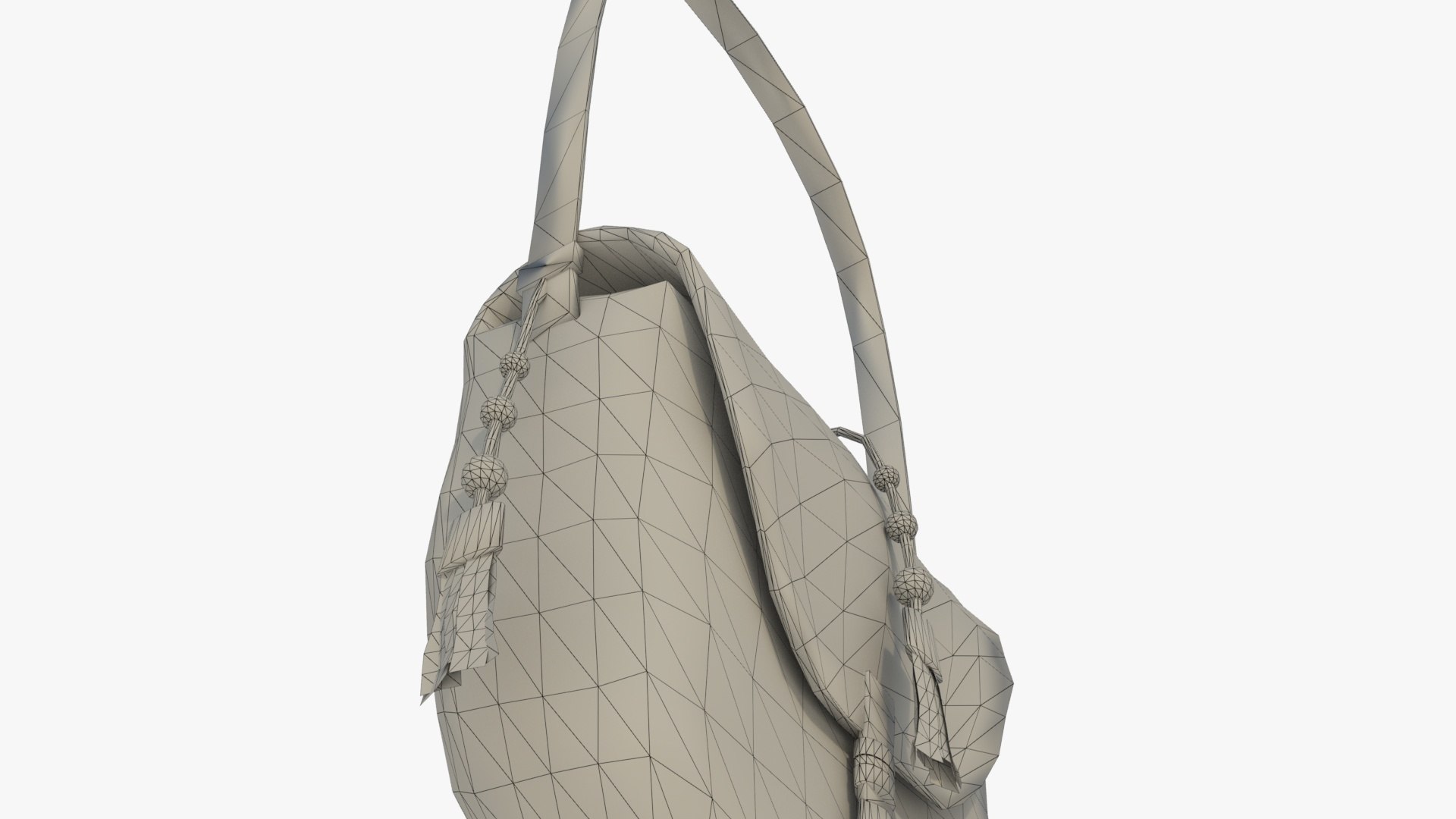 Leather Shoulder Bag 3D Model - TurboSquid 1869835