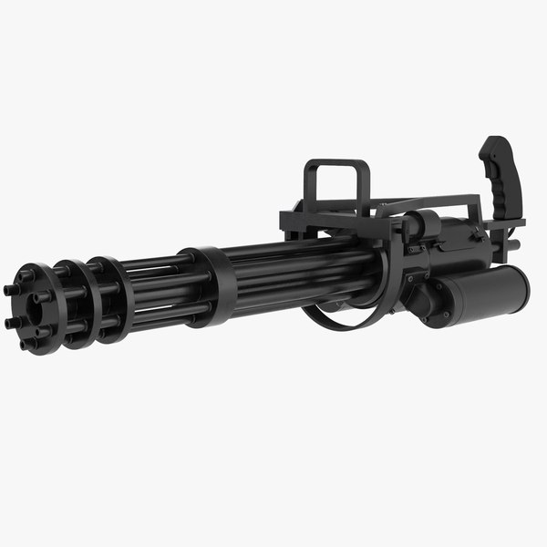 Free 3D Minigun Models | TurboSquid