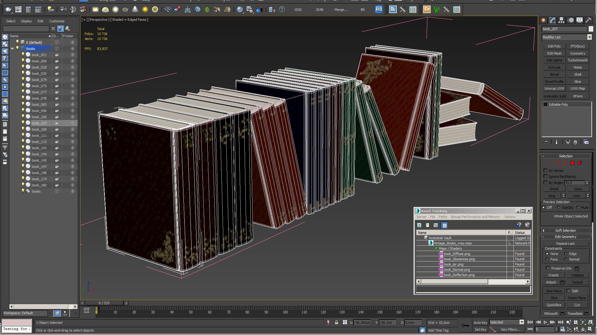 3D Vintage Books Model - TurboSquid 1487027
