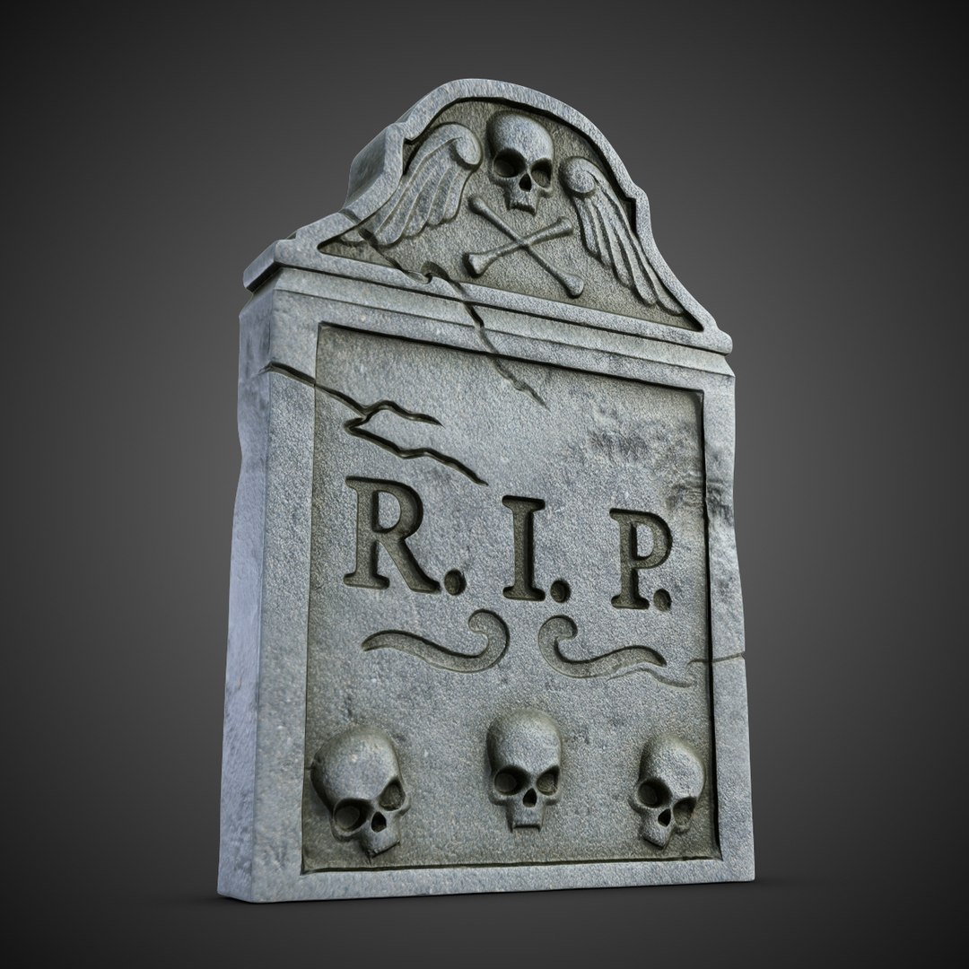 3d Model Gravestone 1 Graves