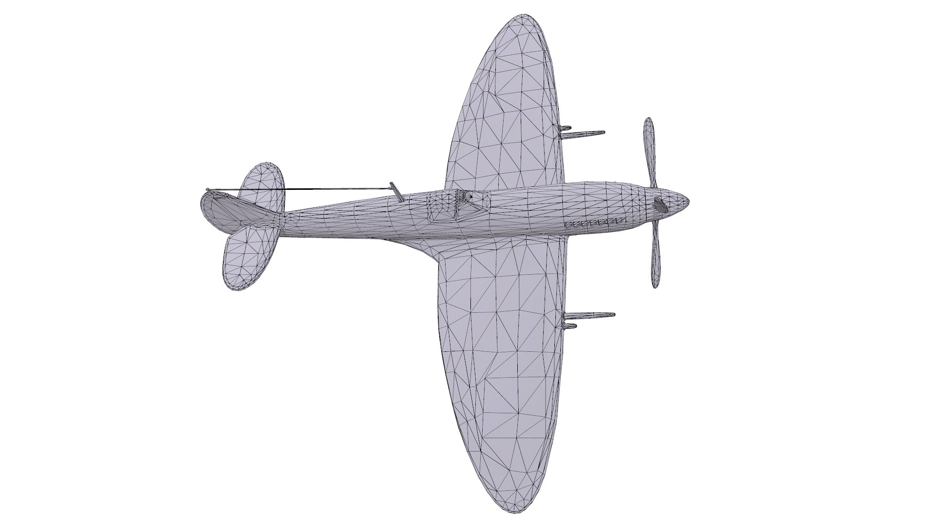 3D spitfire fighter plane - TurboSquid 1642377
