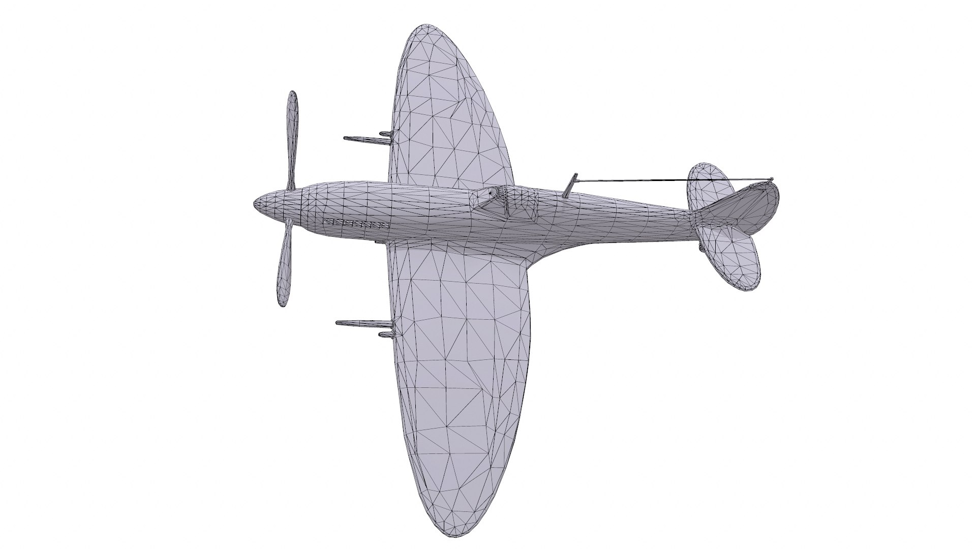 3D spitfire fighter plane - TurboSquid 1642377