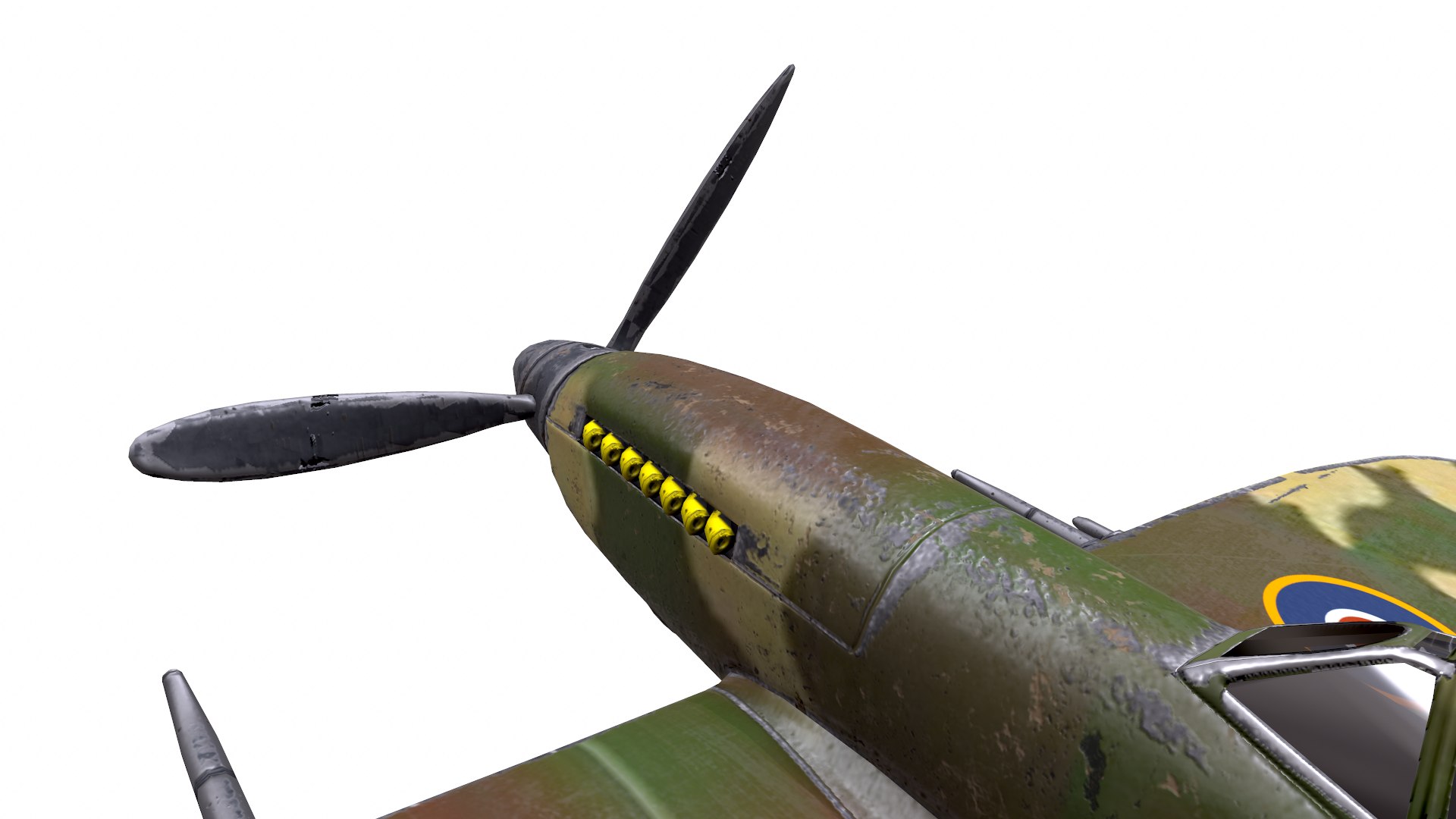 3D spitfire fighter plane - TurboSquid 1642377