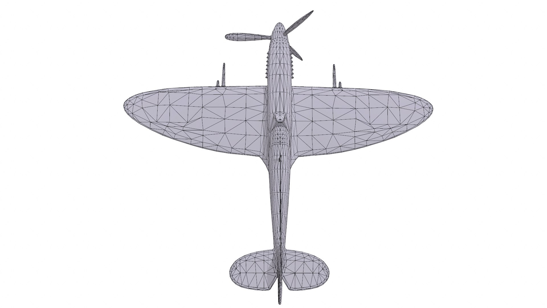 3D spitfire fighter plane - TurboSquid 1642377