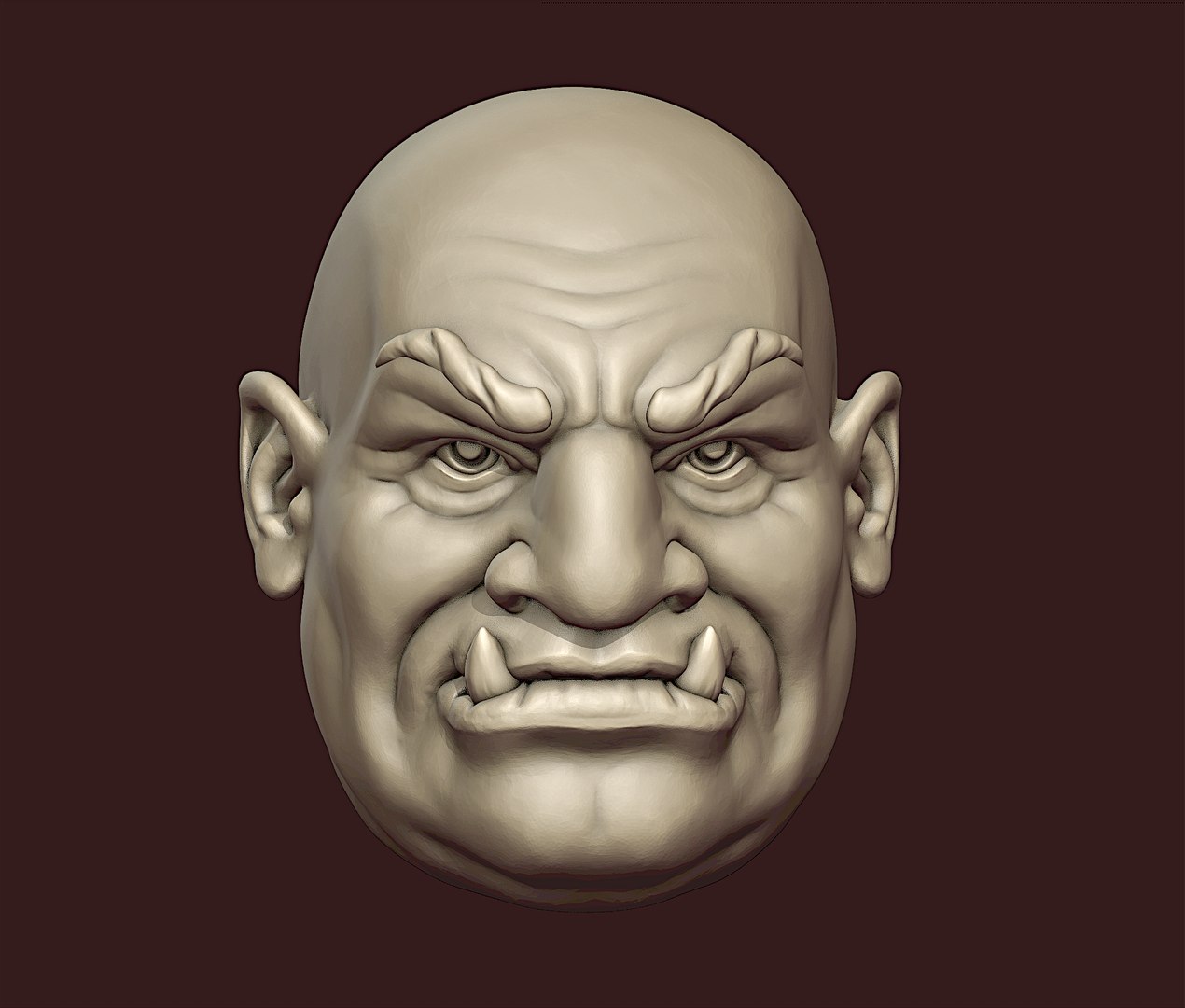 ORC Head 3D Print 3D Model - TurboSquid 1876259