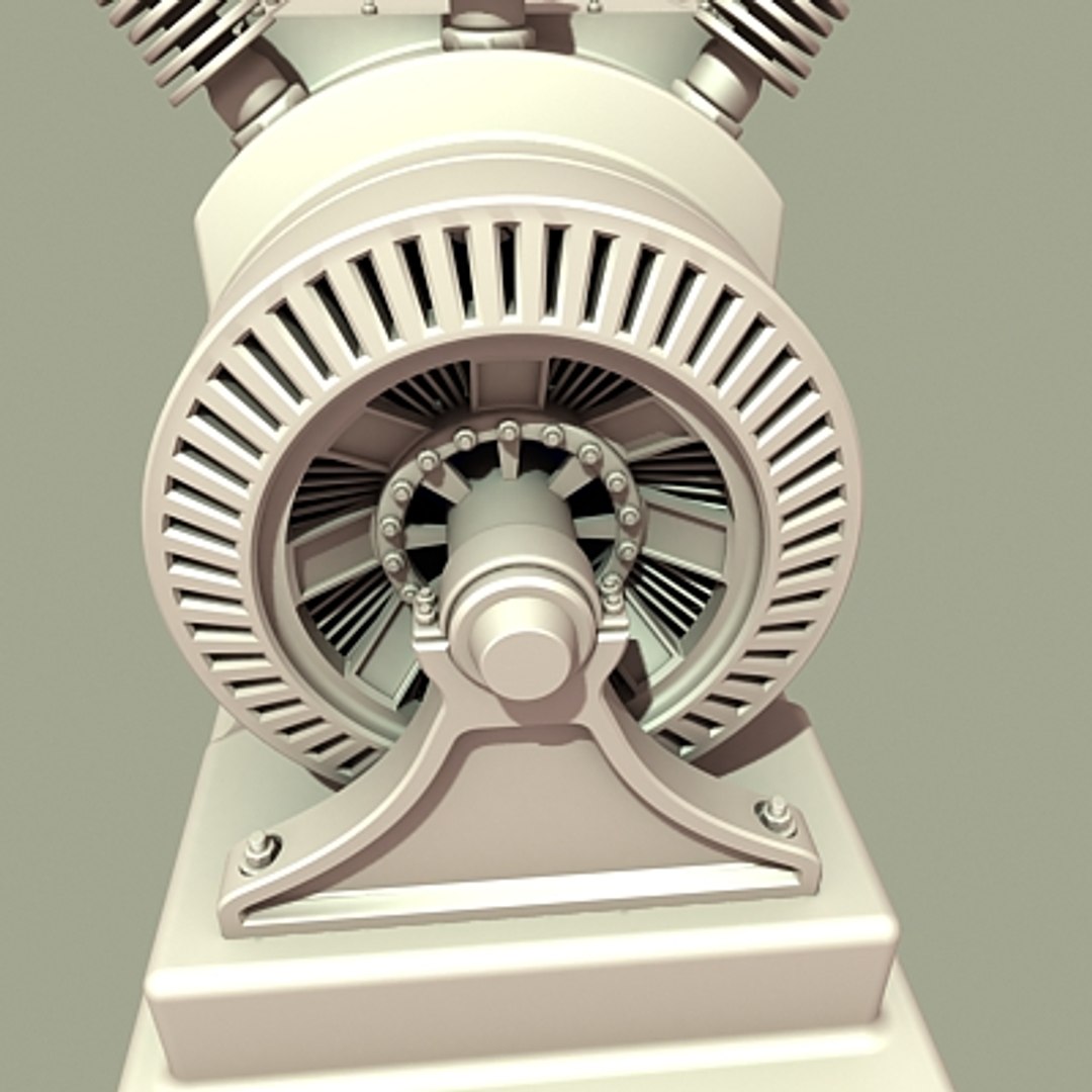 3d Electrical Generator Model