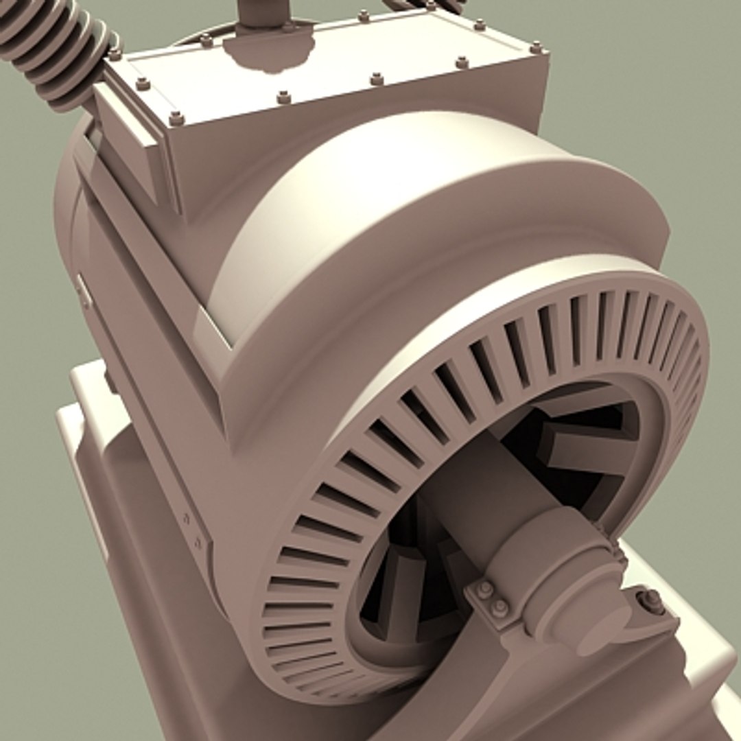 3d Electrical Generator Model