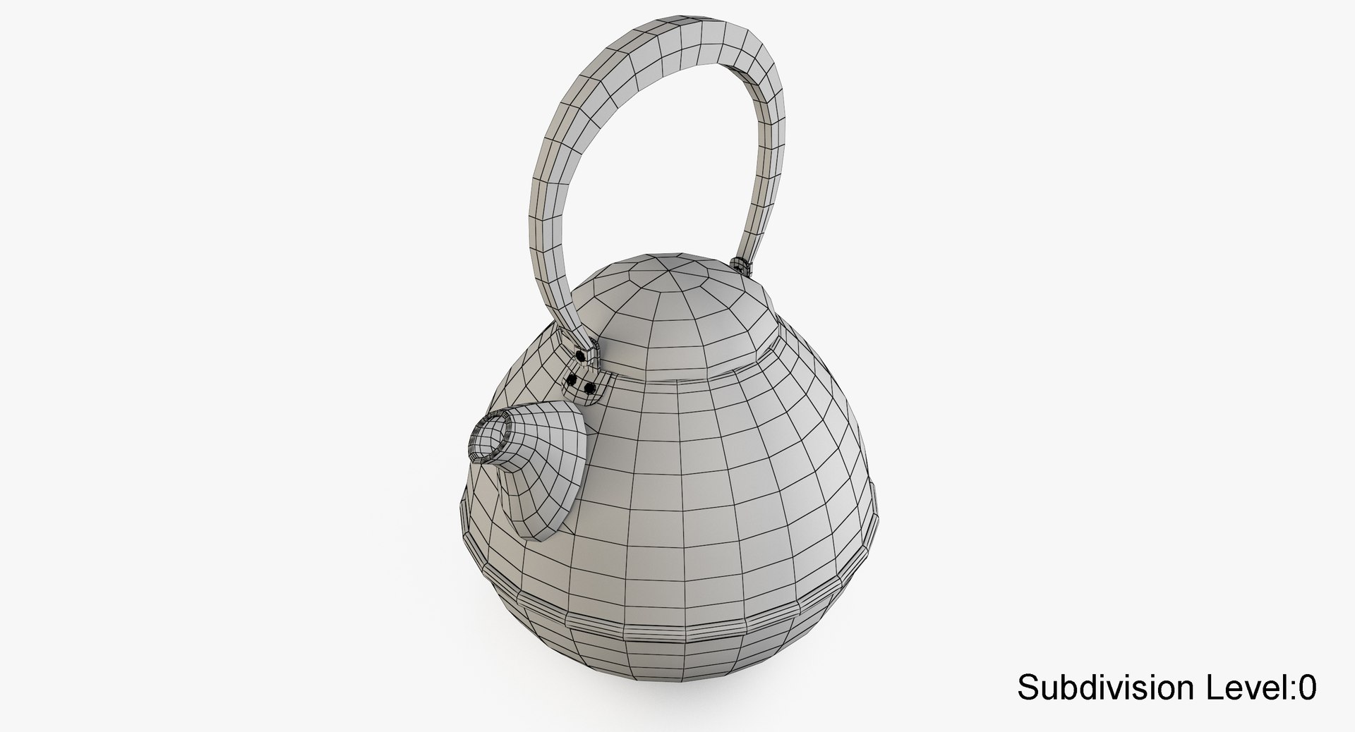 Iron Kettle 3D Model - TurboSquid 1394392