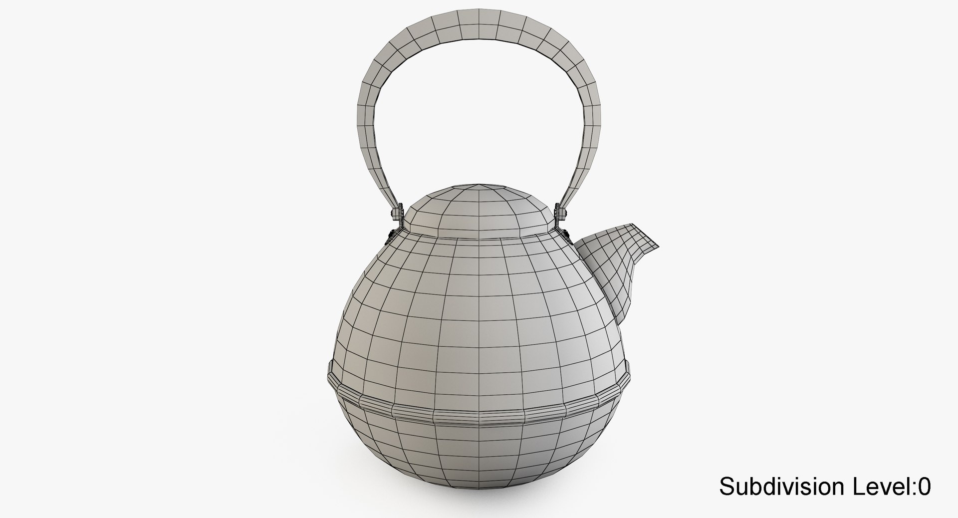 Iron Kettle 3D Model - TurboSquid 1394392