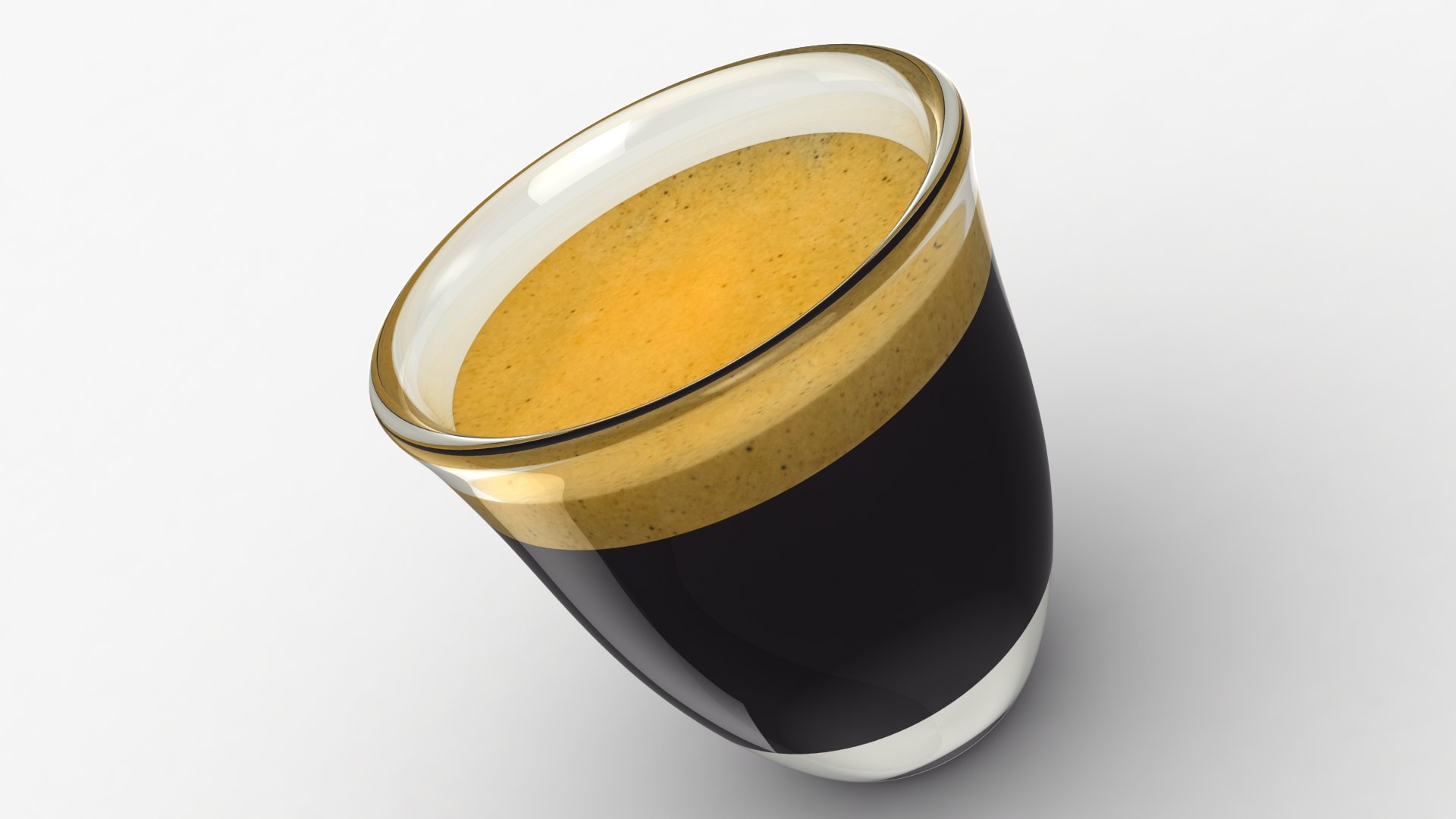 Realistic Espresso Shot Set 3D Model - TurboSquid 1549597
