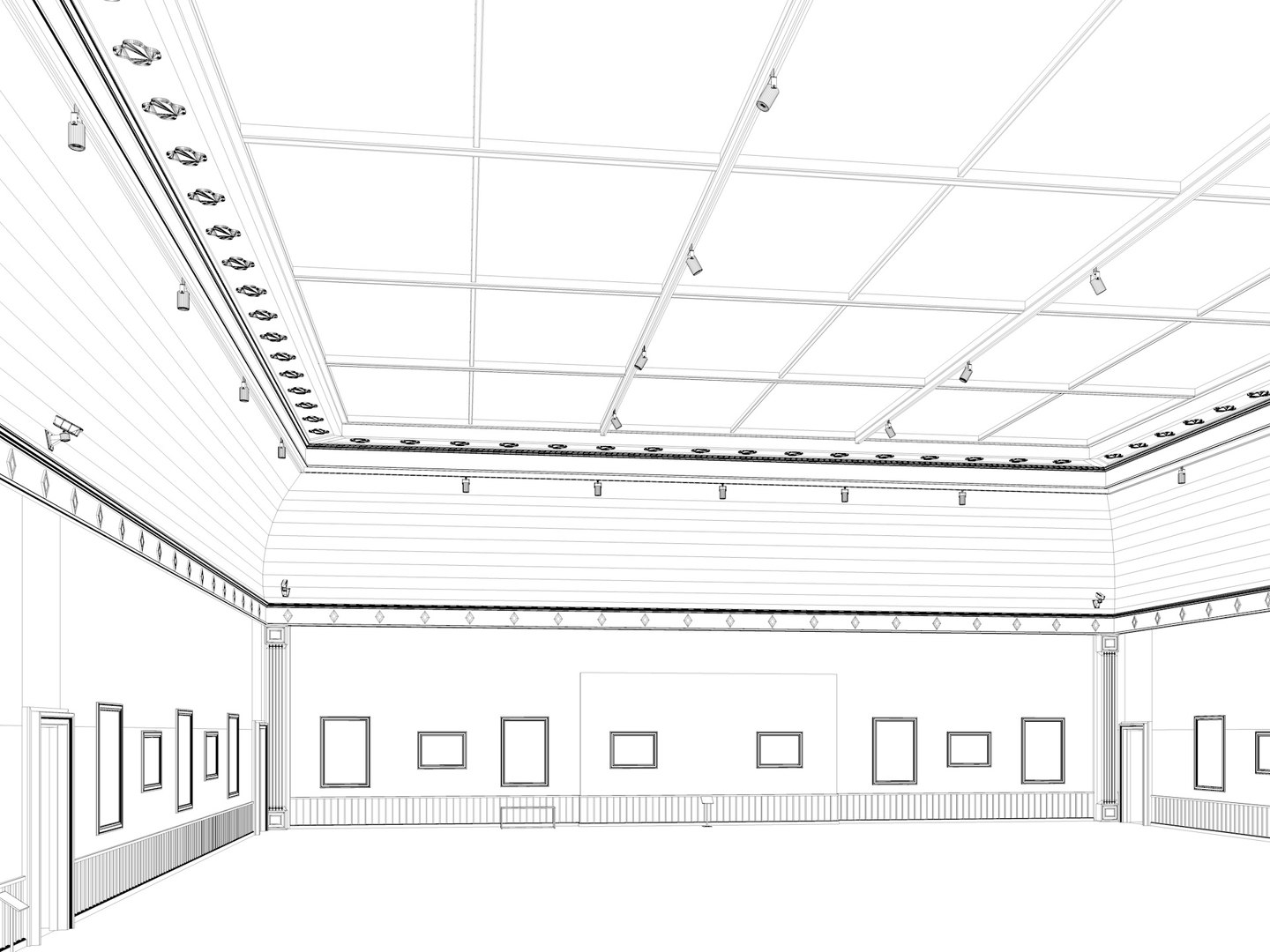 3D Art Gallery Exhibition 3 Model - TurboSquid 2141929