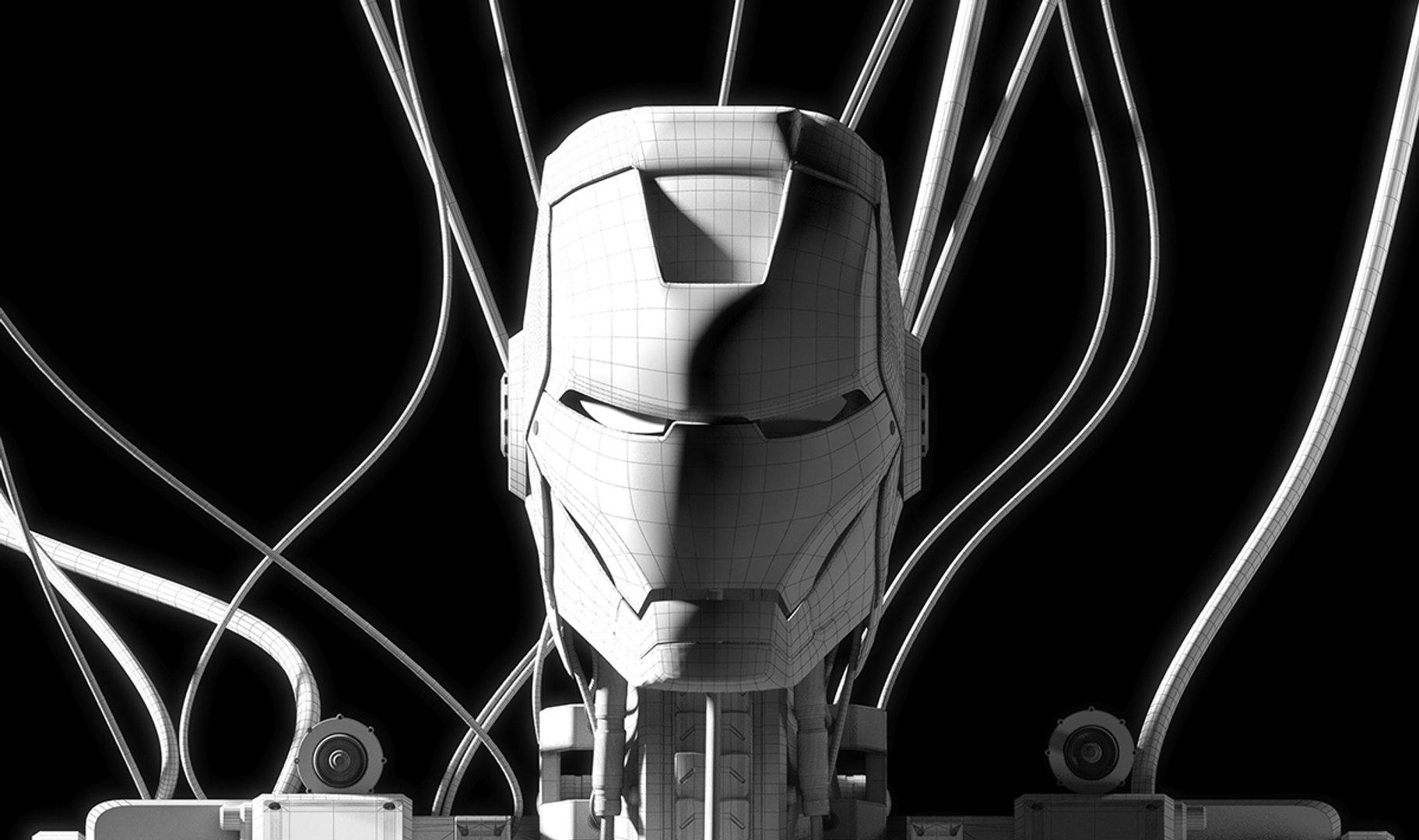 Iron Man Cyborg Model - TurboSquid 1309535