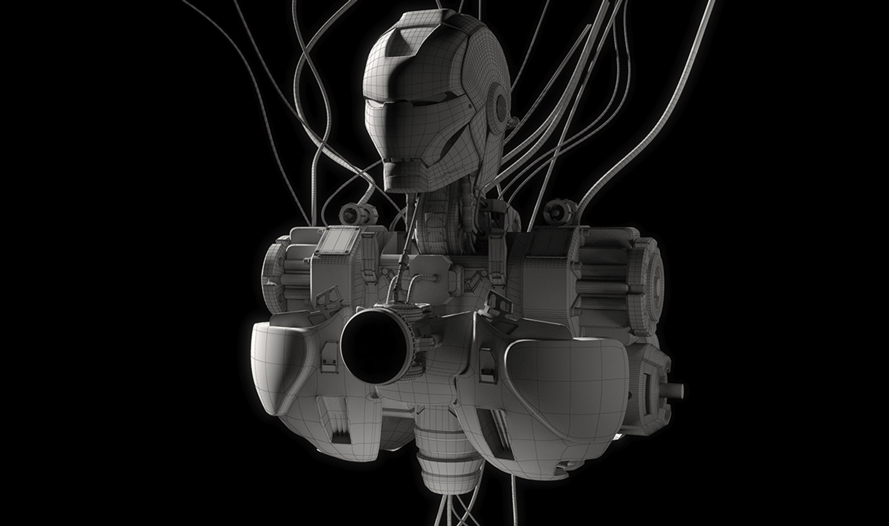 Iron Man Cyborg Model - TurboSquid 1309535