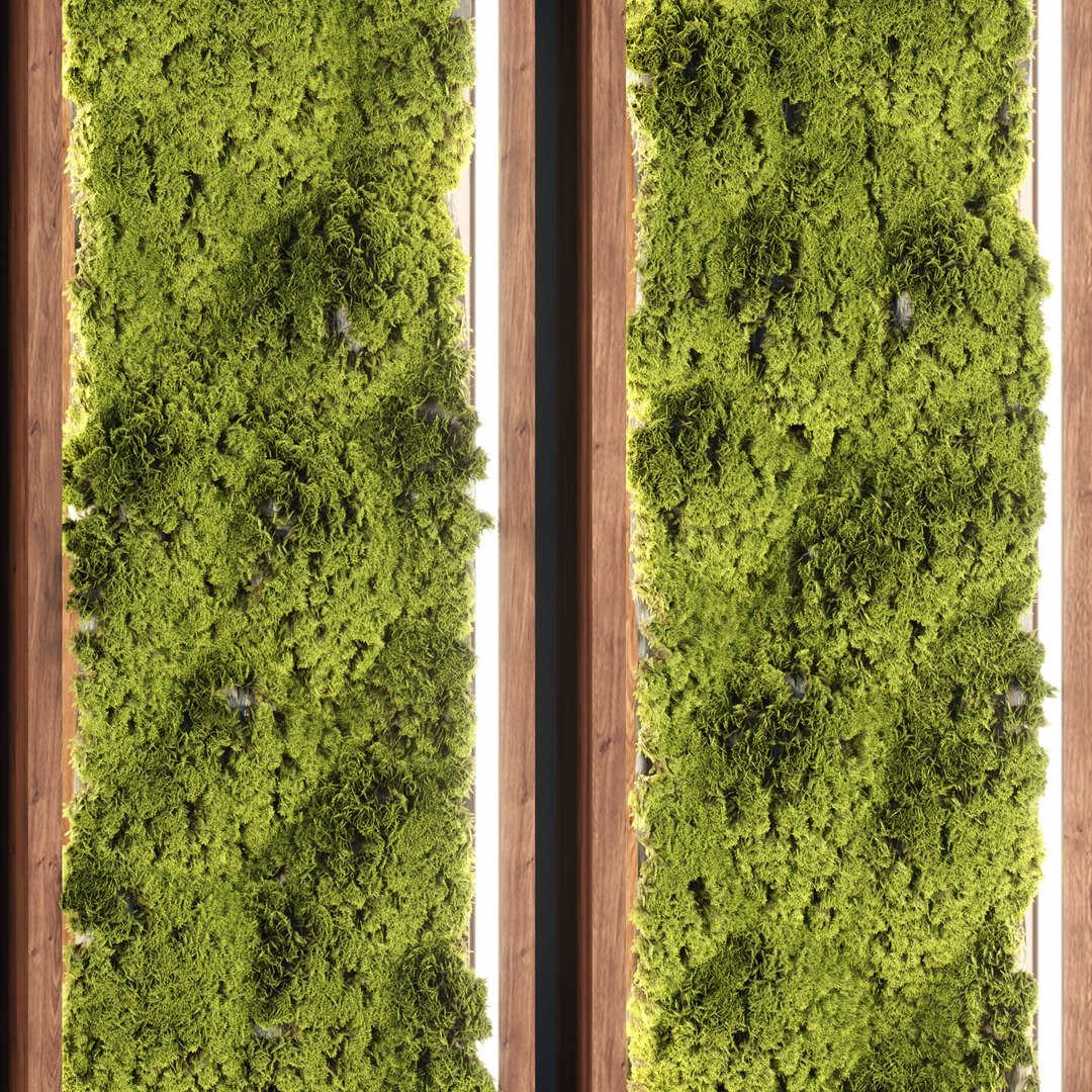 3D Architectural Vertical Green Wall Vol 293 Model - TurboSquid 2387917