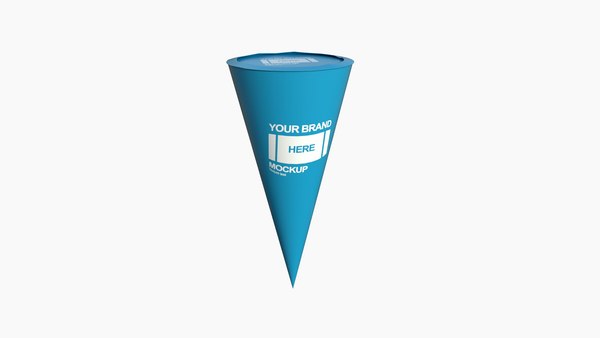 modelo 3d Ice Cream A03 - Blank Mock Up Basic Template - TurboSquid 2092233