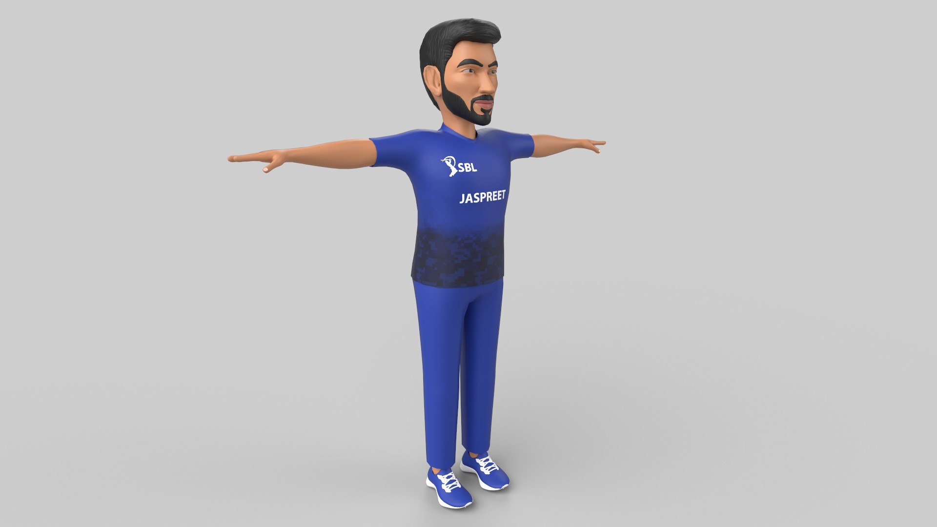 3D Bumrah Model - TurboSquid 2089423