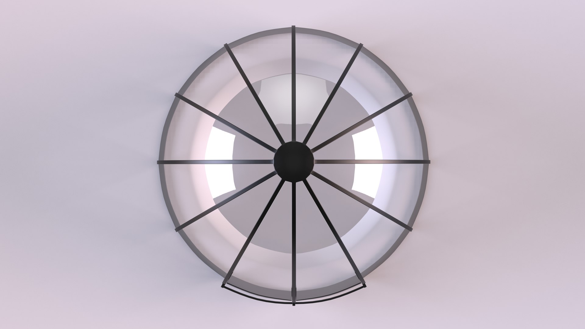 Segmental Dome House 3D Model - TurboSquid 1788338