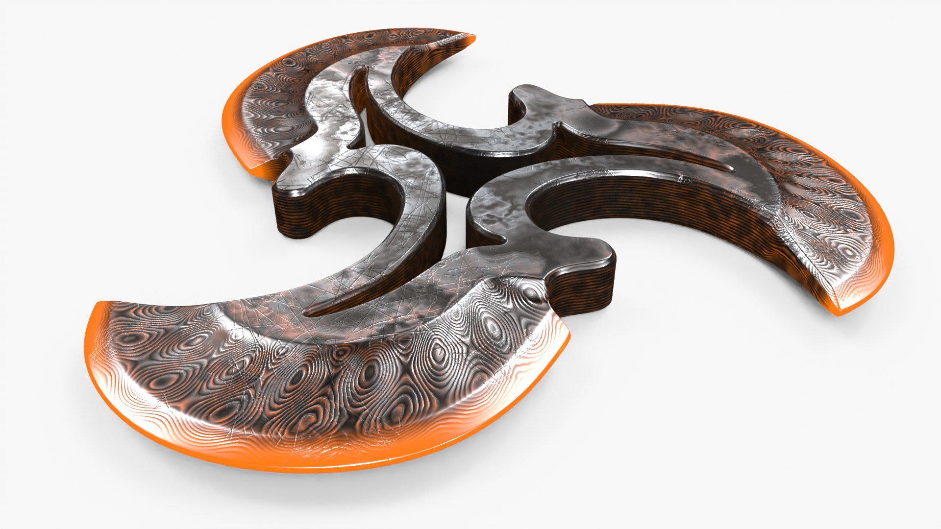 3D Throwing Star VIIII M II Em Model - TurboSquid 2011785