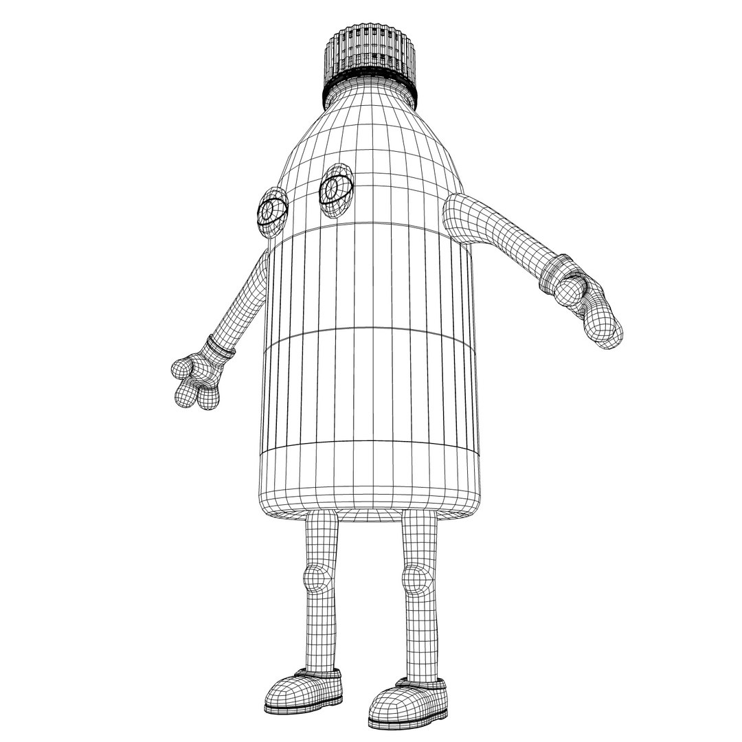 Cartoon Characters Model - TurboSquid 1827935