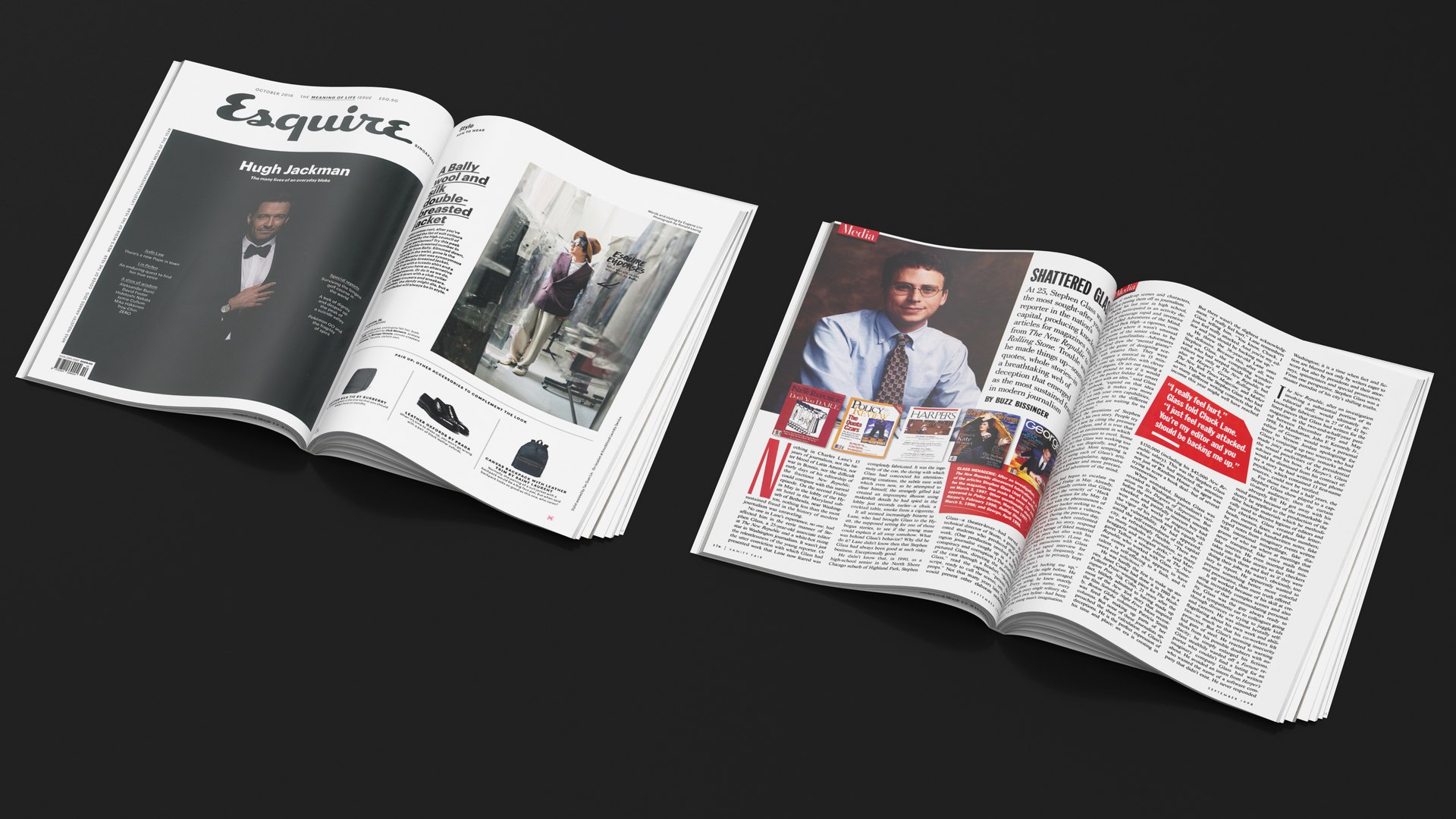 Open Forbes And Esquire Magazines 3D - TurboSquid 2046569