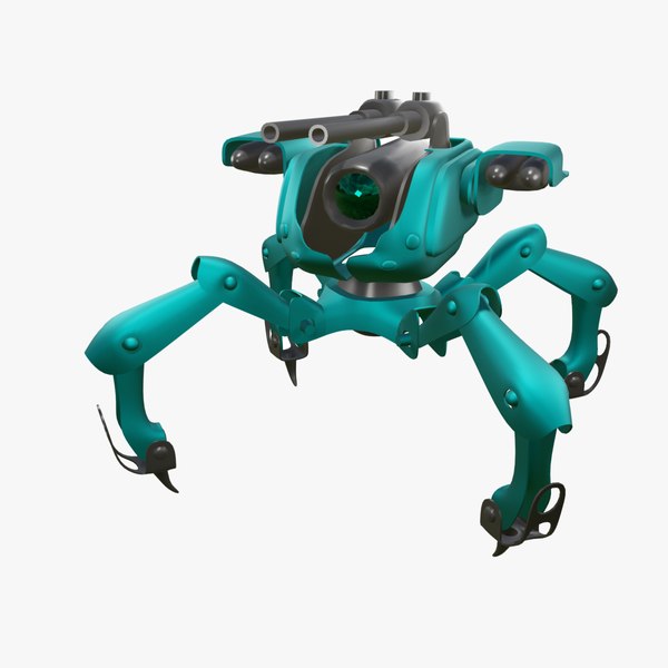 3D Epic Mecha Spider blue2 - TurboSquid 2043312