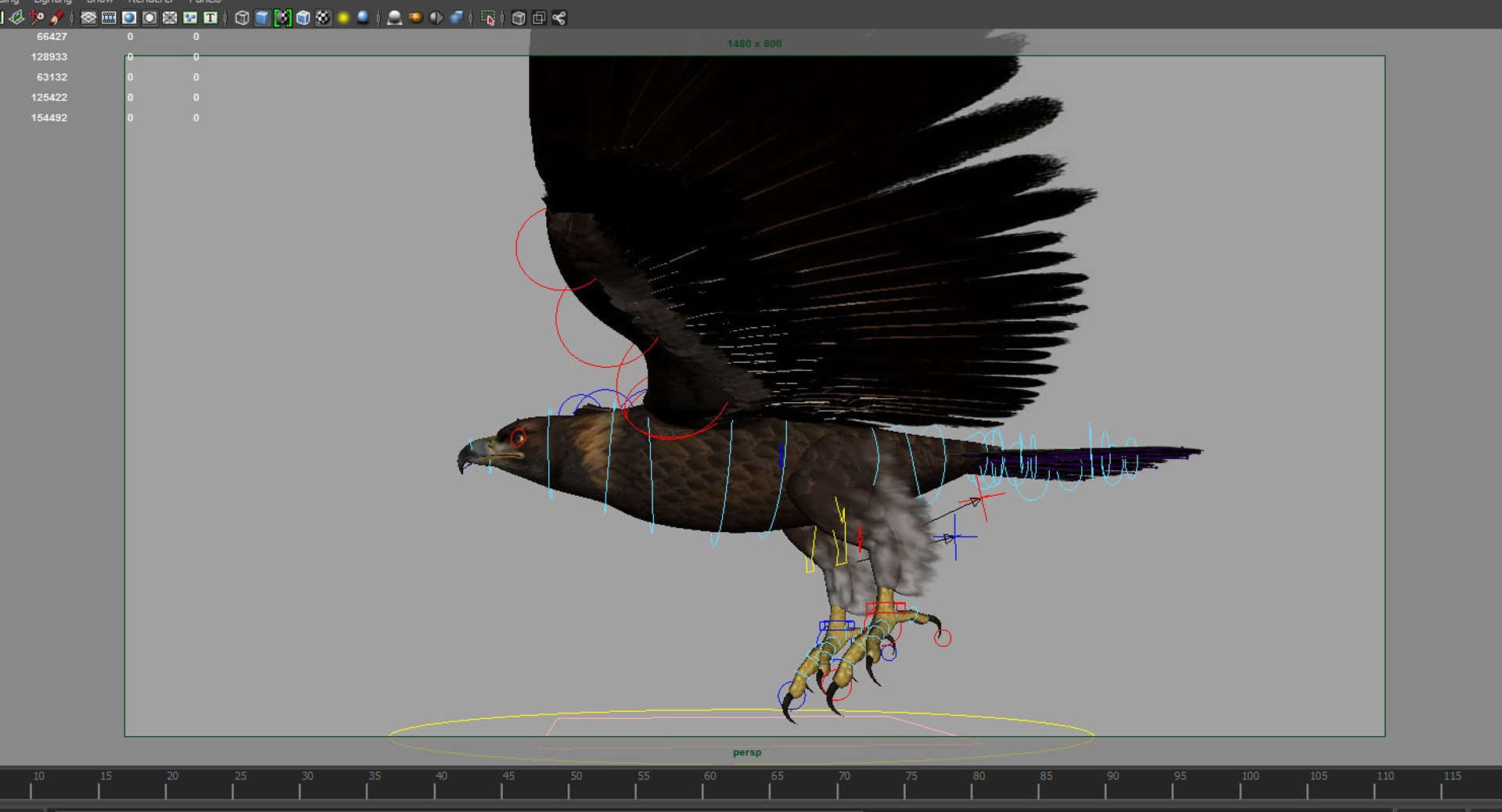3D Model Eagle Rigged - TurboSquid 1443150