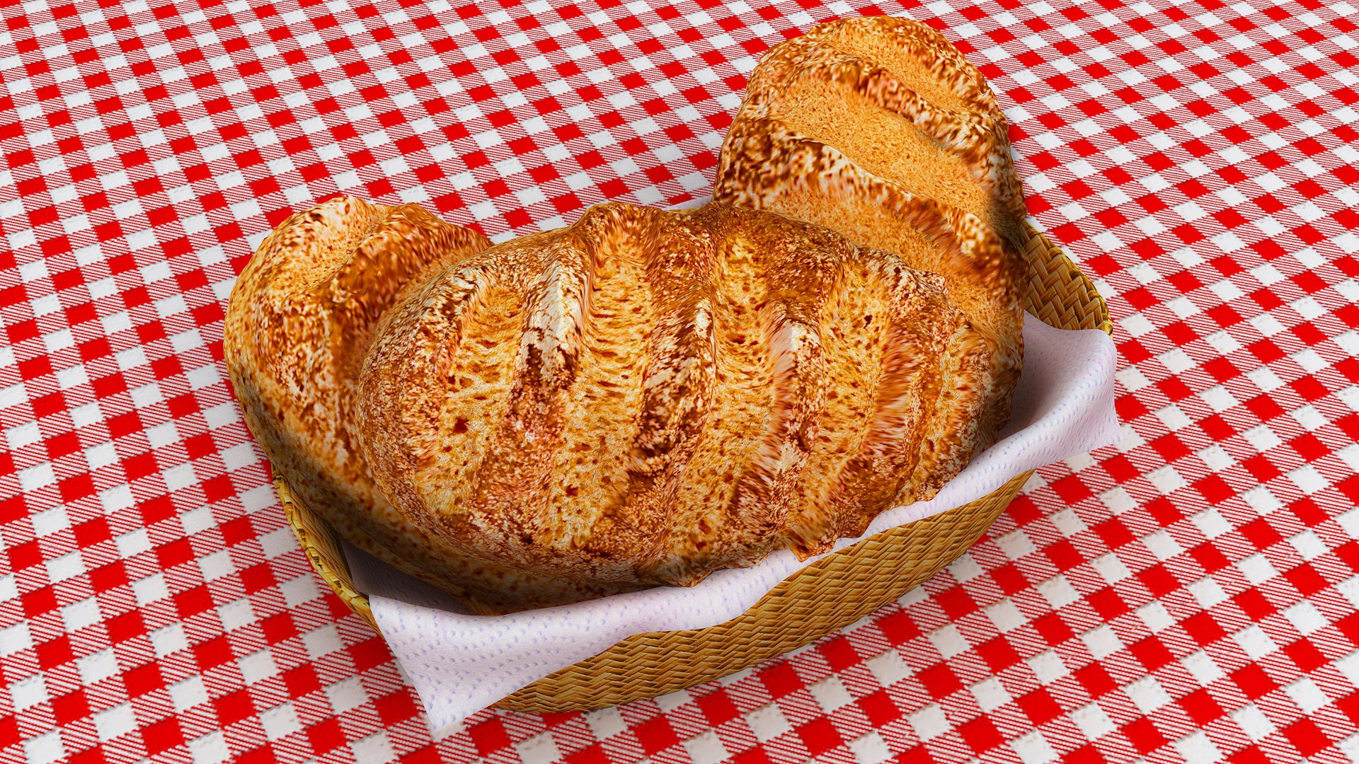 3D French Bread - TurboSquid 1924049