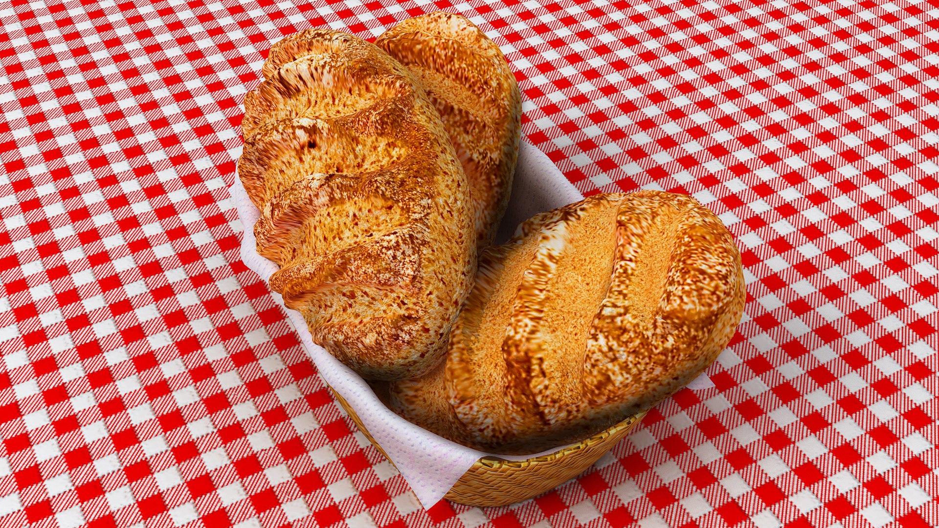 3D French Bread - TurboSquid 1924049