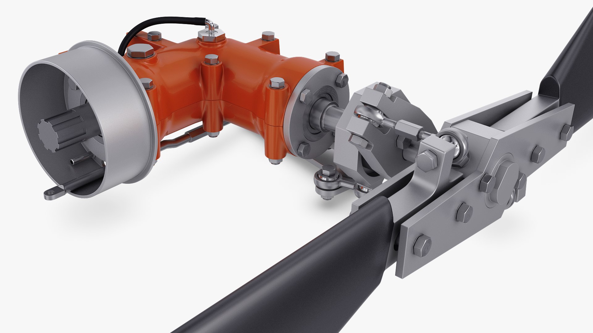 modelo 3d Rotor de cola de helicóptero v 1 - TurboSquid 2024727