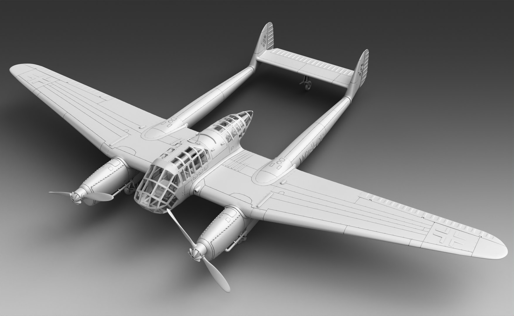 German Plane F-189 3D Model - TurboSquid 1952205