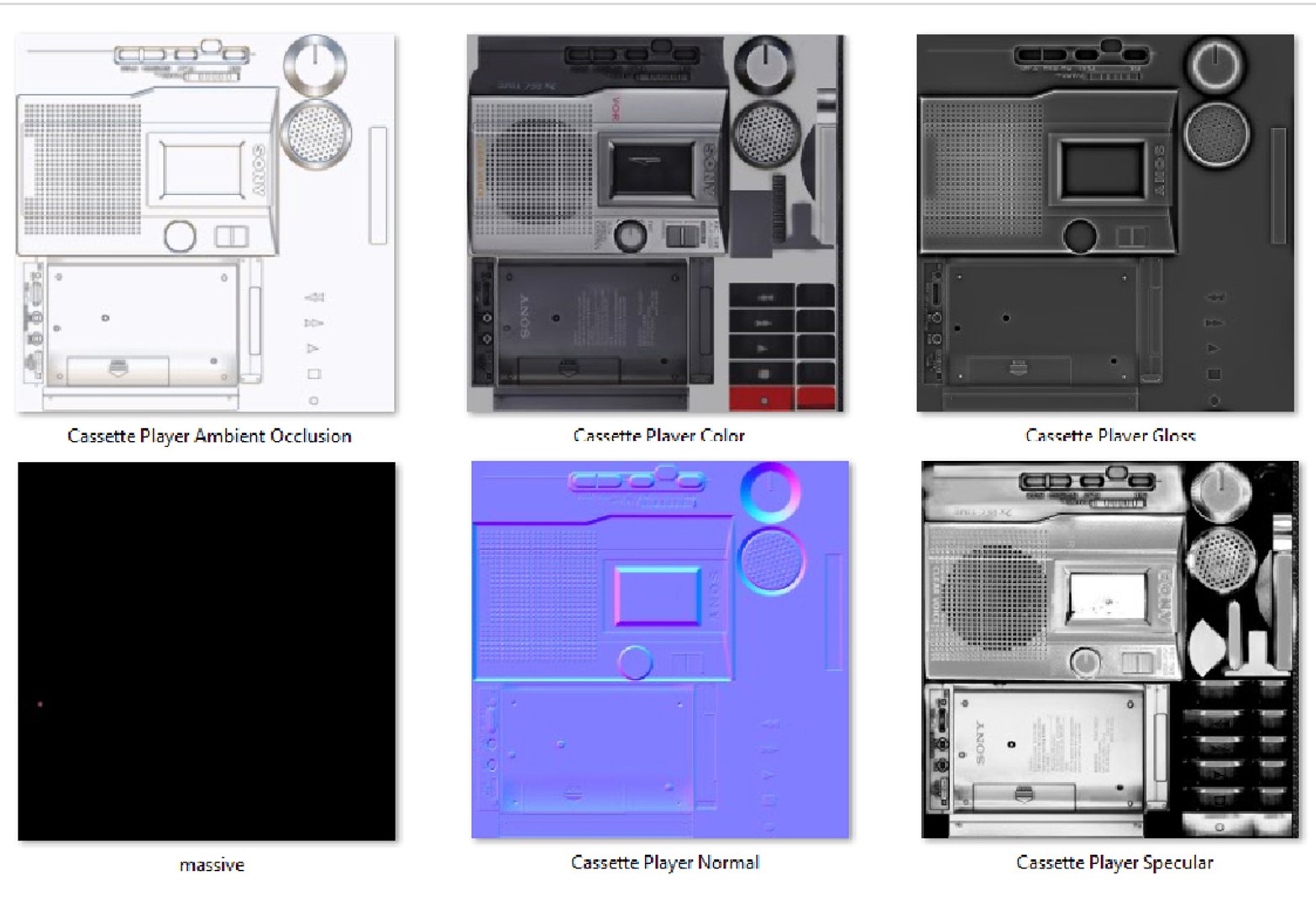 Cassette Player 3D Model - TurboSquid 1255068