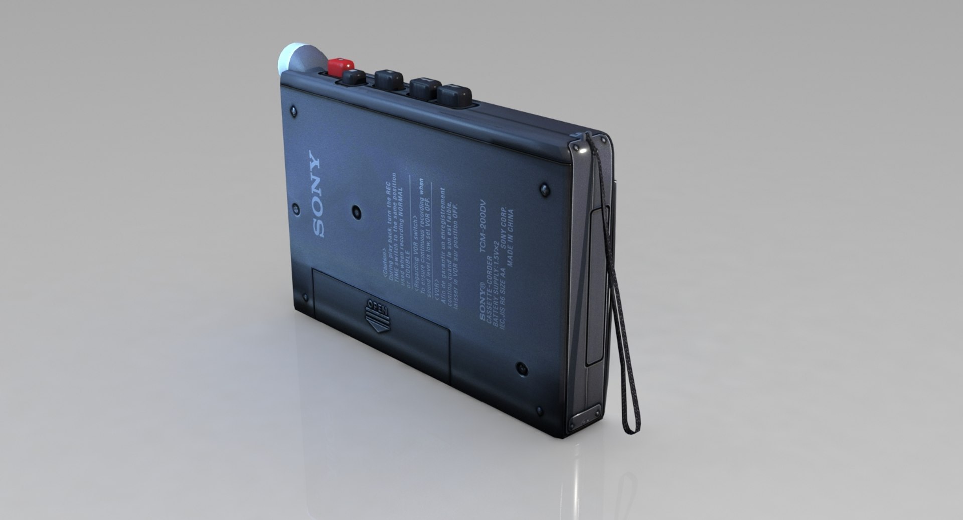 Cassette Player 3D Model - TurboSquid 1255068
