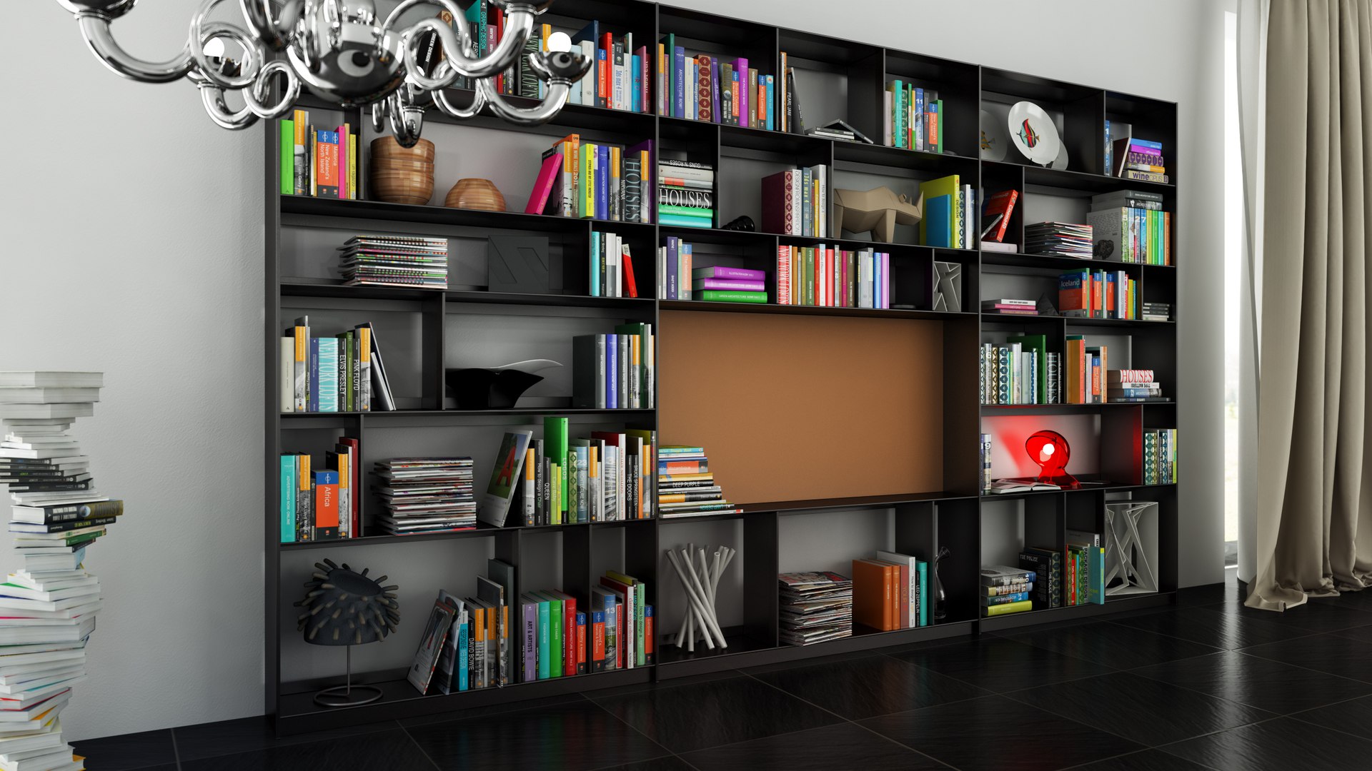 C4d B Bookcase 10