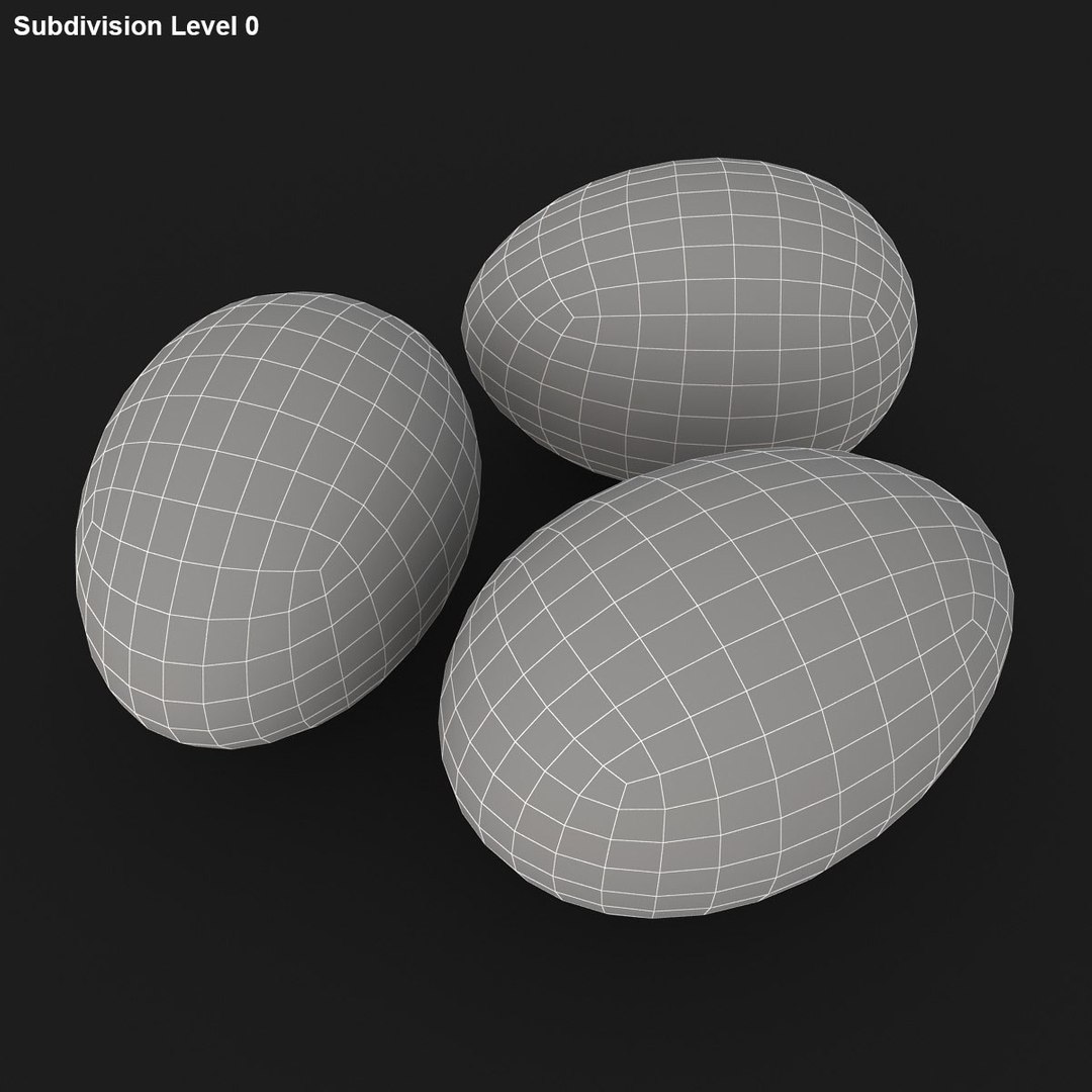 max realistic eggs white