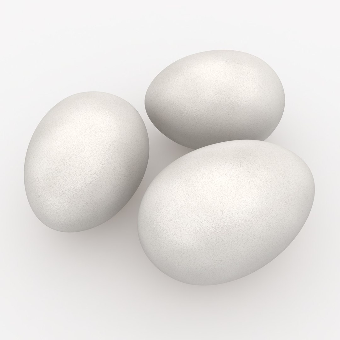 max realistic eggs white
