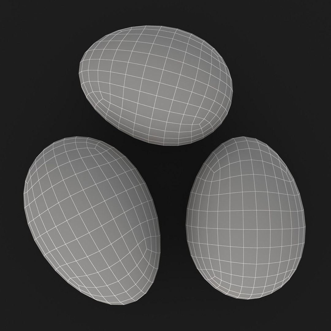 max realistic eggs white