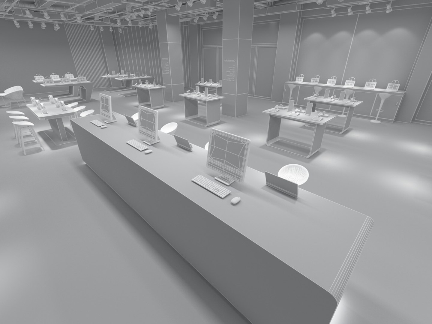 Mobile Phone Store 3 3D Model - TurboSquid 2096362