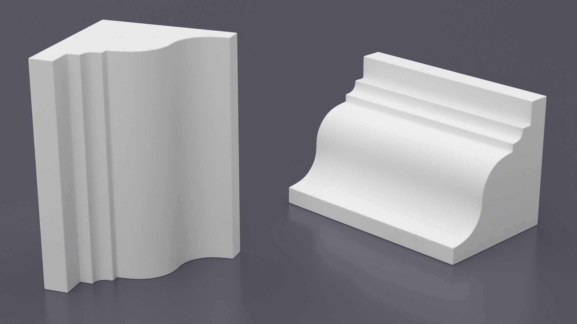3D Architectural Molding Gypsum Type 17 - TurboSquid 2273734