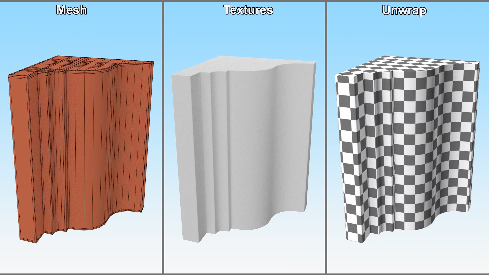 3D Architectural Molding Gypsum Type 17 - TurboSquid 2273734