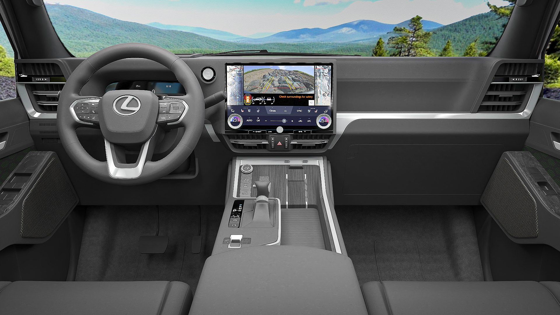 Lexus GX 550 SUV Eminent Atomic Silver 3D Model - TurboSquid 2327258