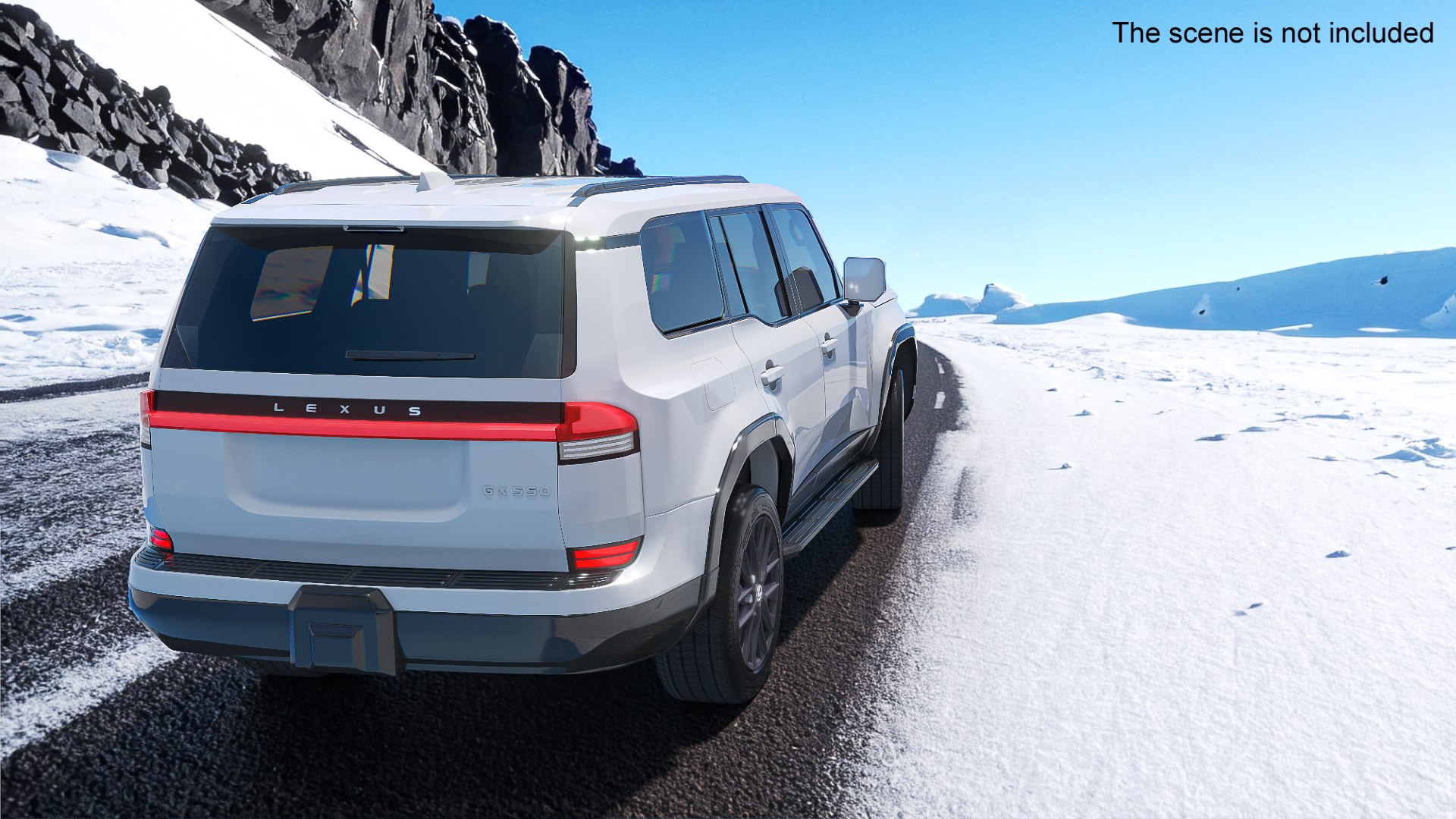 Lexus GX 550 SUV Eminent Atomic Silver 3D Model - TurboSquid 2327258