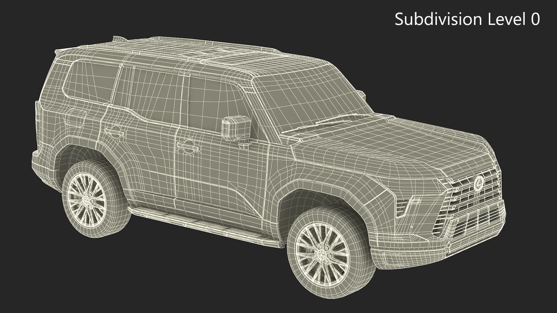 Lexus GX 550 SUV Eminent Atomic Silver 3D Model - TurboSquid 2327258